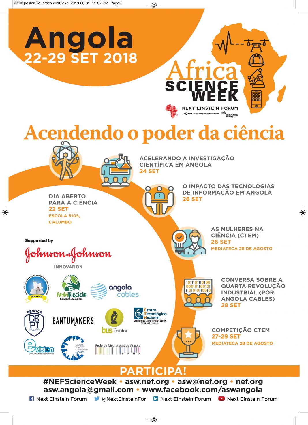 Participate in Africa Science Week 2018 in Luanda - Menos Fios