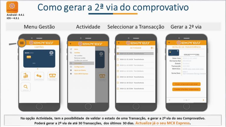 Multicaixa Express now allows you to obtain the 2nd copy of the receipt ...