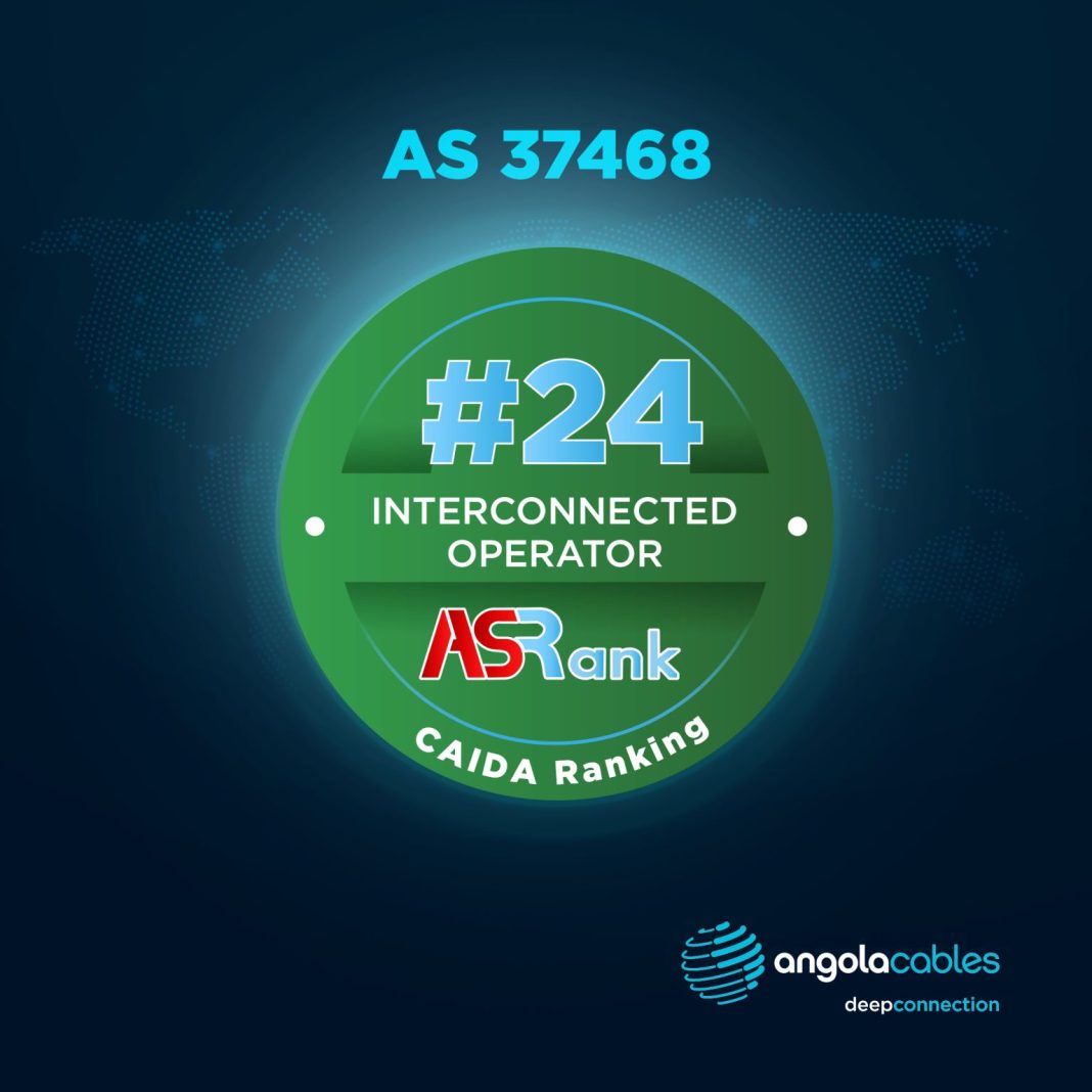 Angola Cables is in the Top 25 of the best internet networks in the ...